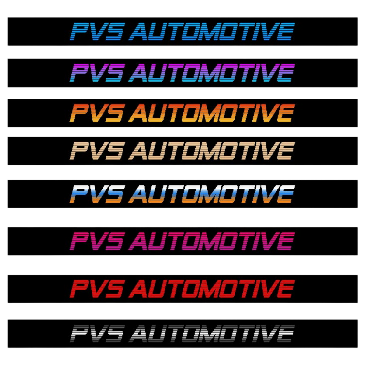 PVS AUTOMOTIVE Windshield Banner Sticker – PVS Automotive